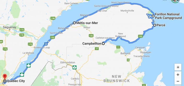 Gaspé Peninsula, Quebec - Trail 2 Blaze